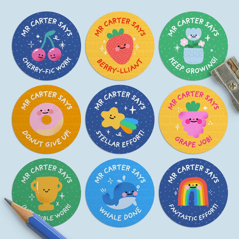 Personalised Teacher Stamps | Custom Teacher Stamp | Feedback Stamp ...